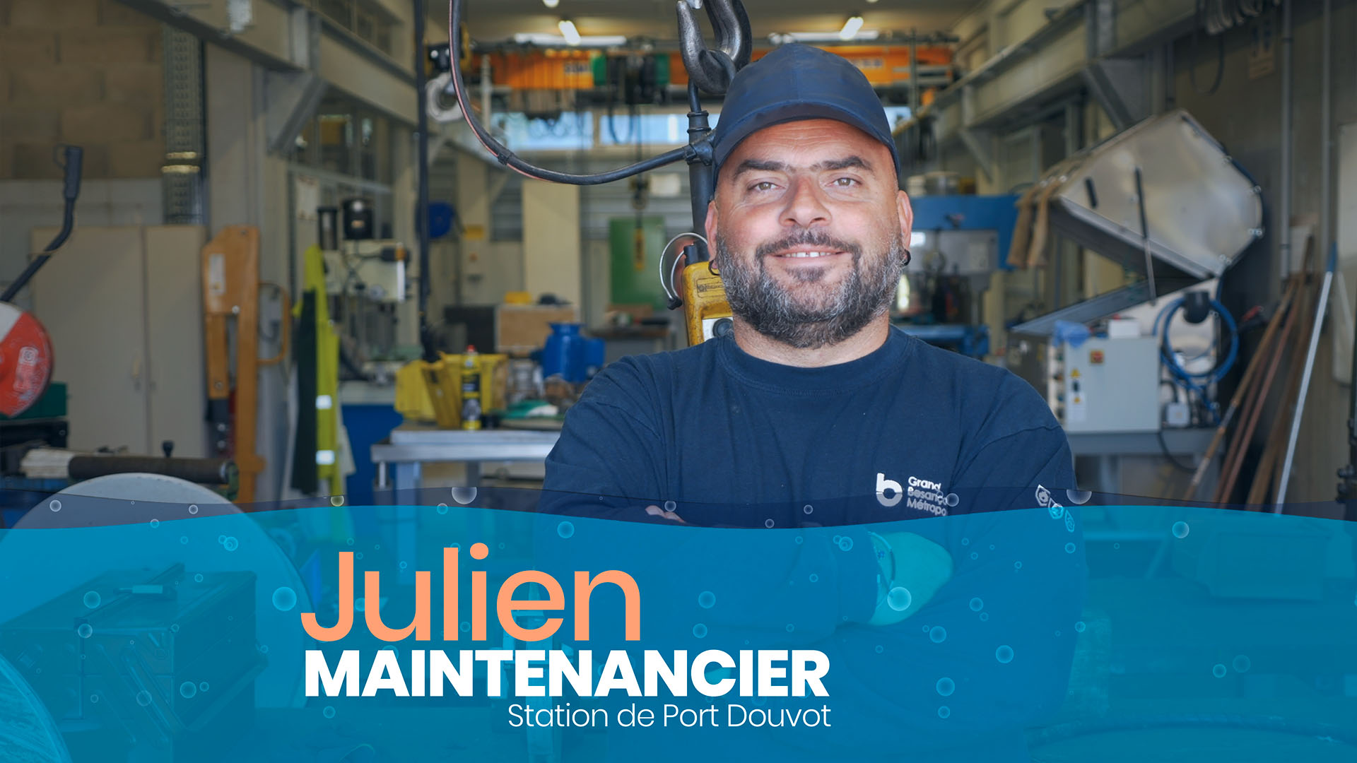 Portrait d'Agent : Julien, Maintenancier