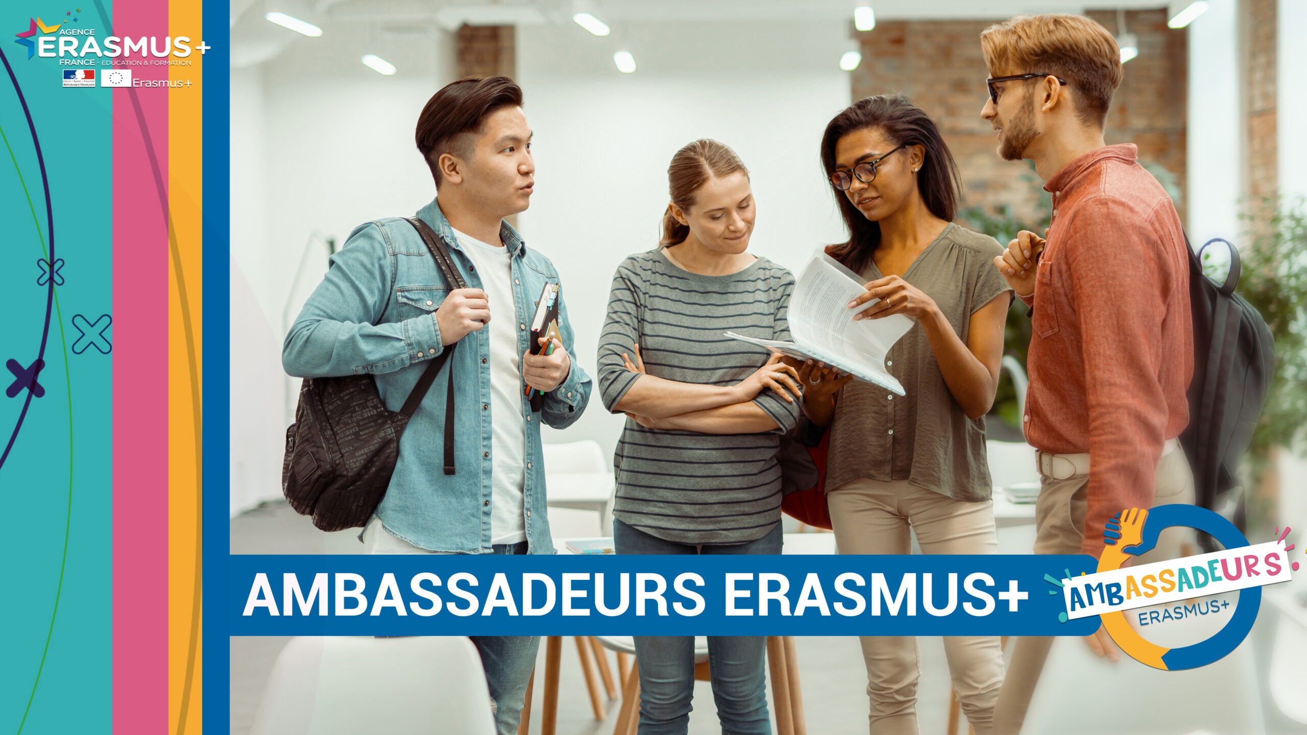 Devenir Ambassadeurs Erasmus+ - Café Gourmand Production